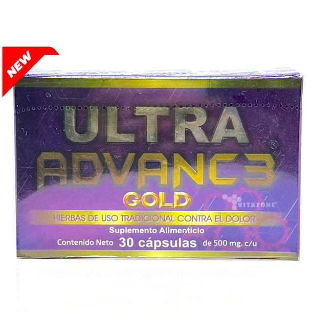 Ultra Advanc3 Gold 30 cápsulas de 500 mg Original GOLD Productos Naturistas Unión ...