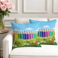 Cartoon Cute Throw Pillow Covers 20 x 20 Inch Pillow Covers Set of 2 ...