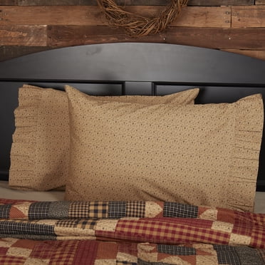 VHC Brands Sawyer Mill Ticking Striped Cotton Farmhouse Standard ...
