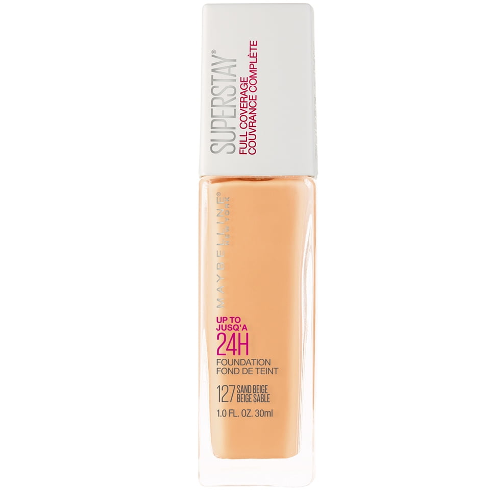Maybelline Super Stay Full Coverage Liquid Foundation Makeup, Sand ...