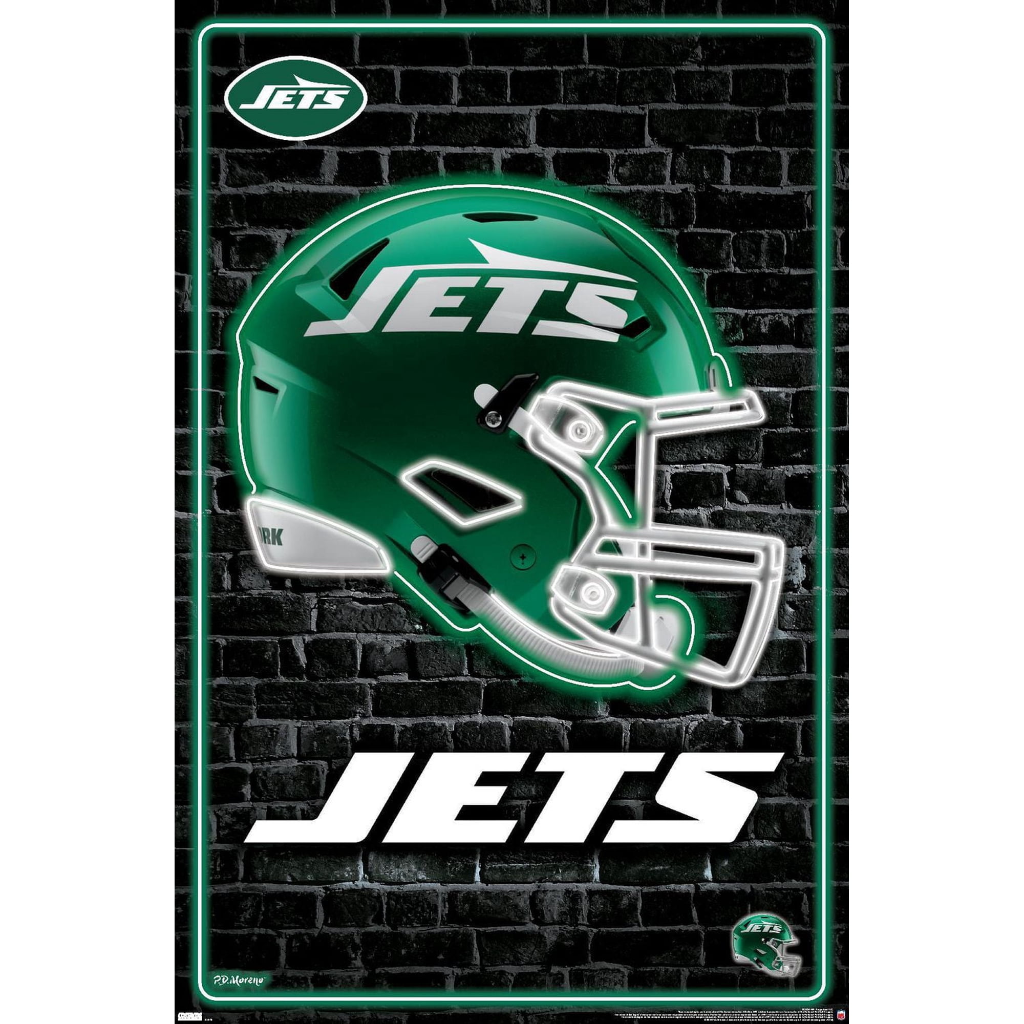 Click here for Trends International Nfl New York Jets - Neon Helm... prices