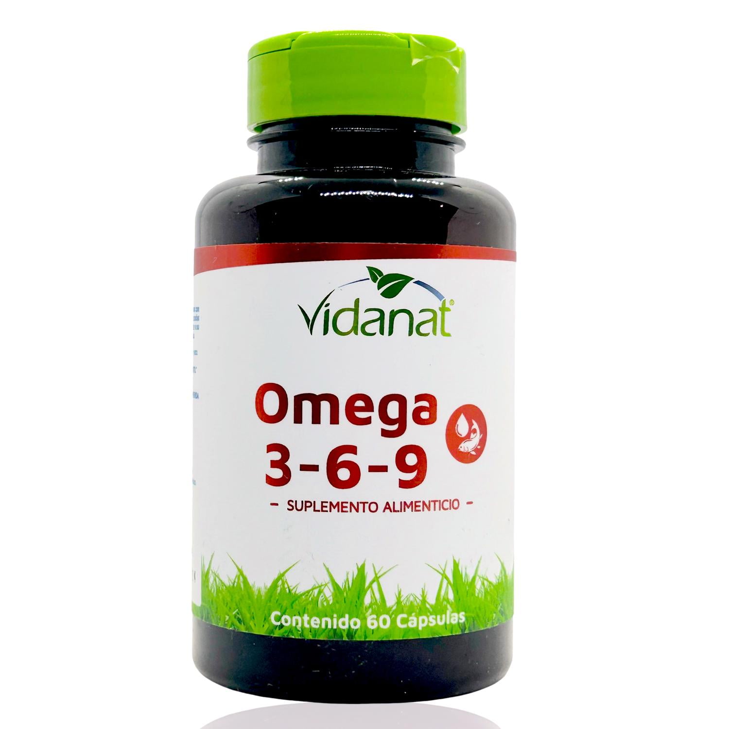 Omega 3, 6 y 9 60 cÃ¡psulas Vidanat. Vidanat VDTOMEGA369 | Walmart en línea