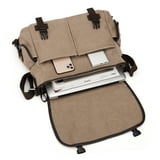 Messenger Bag for Men,Water Resistant Unisex Canvas Shoulder Bag ...