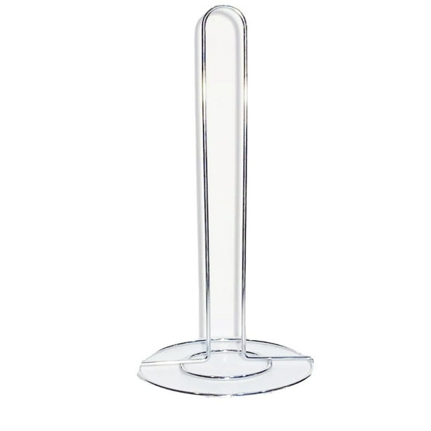 Paper Towel Holder Wire Chrome Metal Freestanding Kitchen Table ...