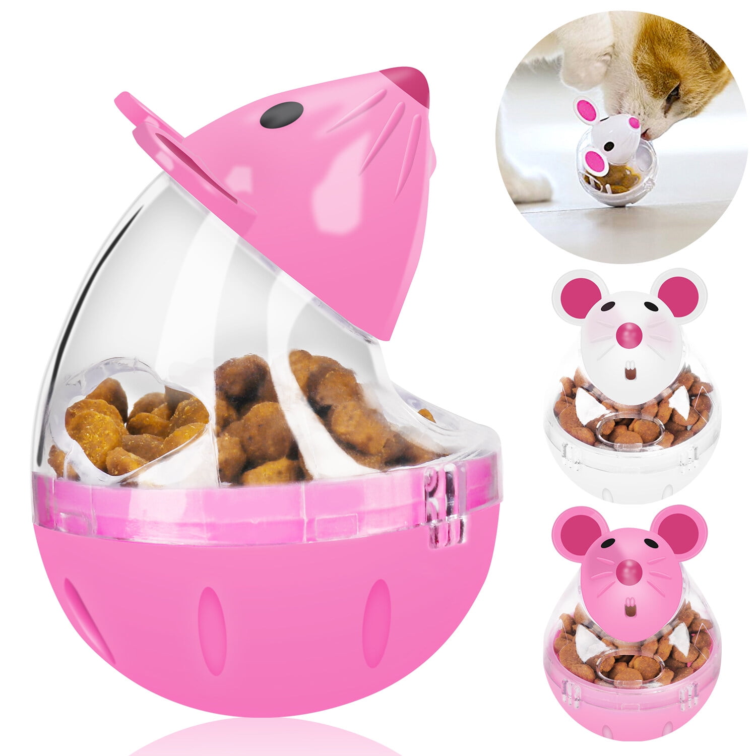 Click here for Byepica Cat Food Ball Slow Feed Mice Tumbler Shape... prices