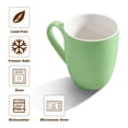 16 oz Large Coffee Mugs Set of 4 Ceramic Coffee Mug White Coffee Cups ...