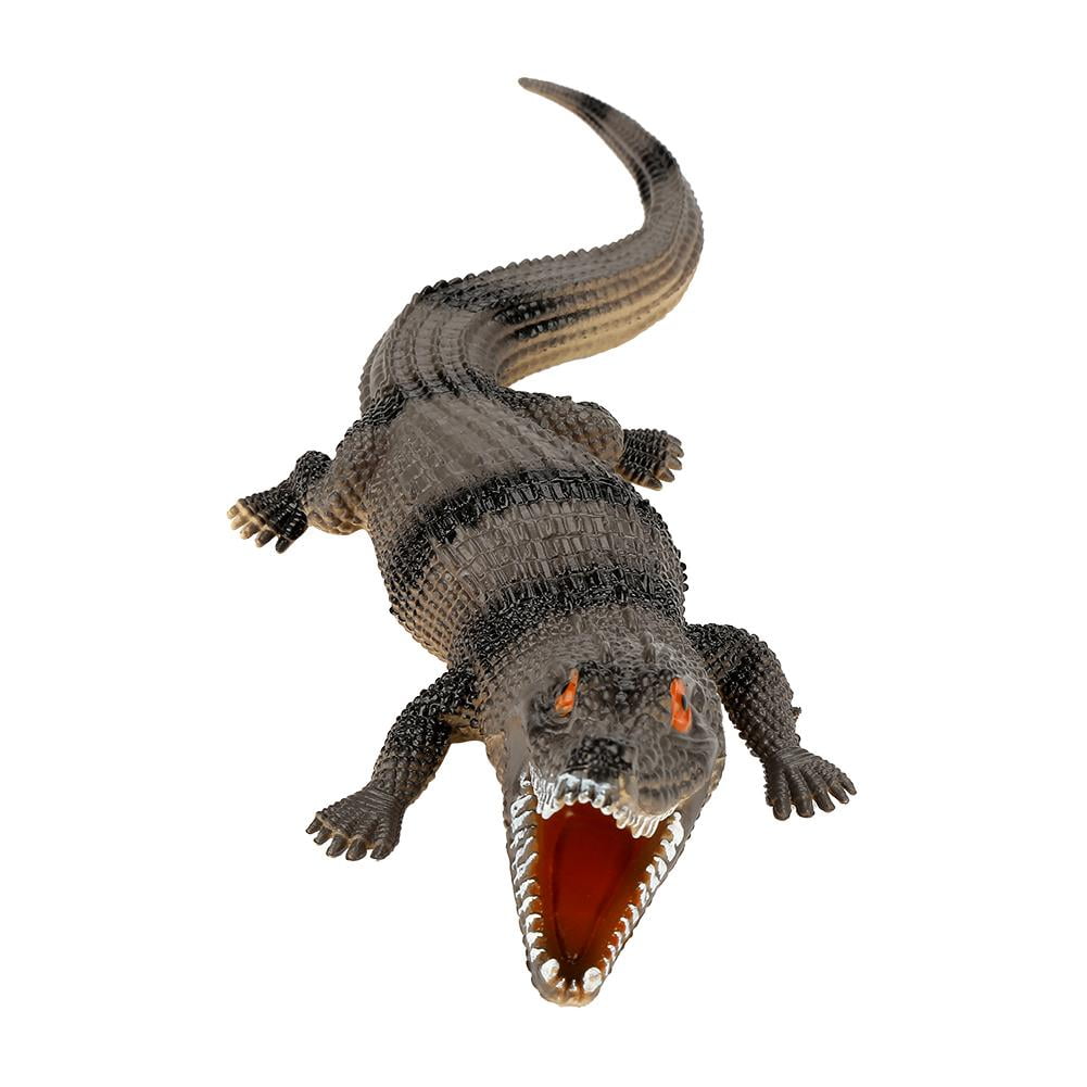 TOPINCN Simulation Soft Plastic Crocodile Model with Sound Anti-Stress ...