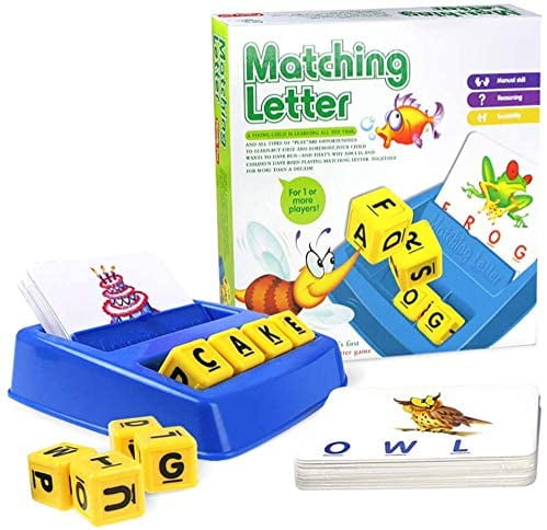 Matching Letter Game for Kids Letter Spelling and Reading Game for ...