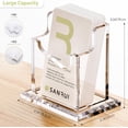 Acrylic Business Card Holder for Desk,Vertical Business Card Display ...