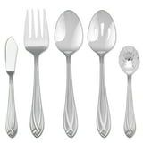 Hampton Signature™ Lace Frosted - 54-Piece Flatware Set, Service for 8 ...