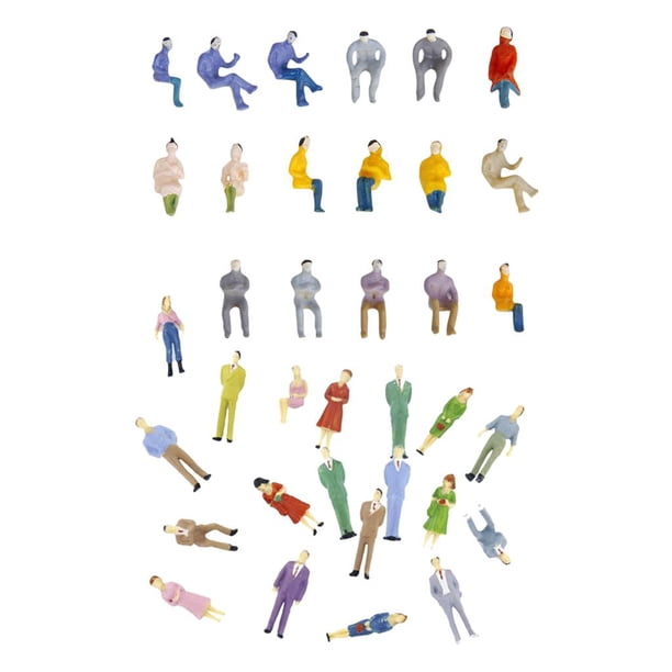 200 Pieces Mini People Figure Train Scenery Layout 1 : 50 1 : 100 ...