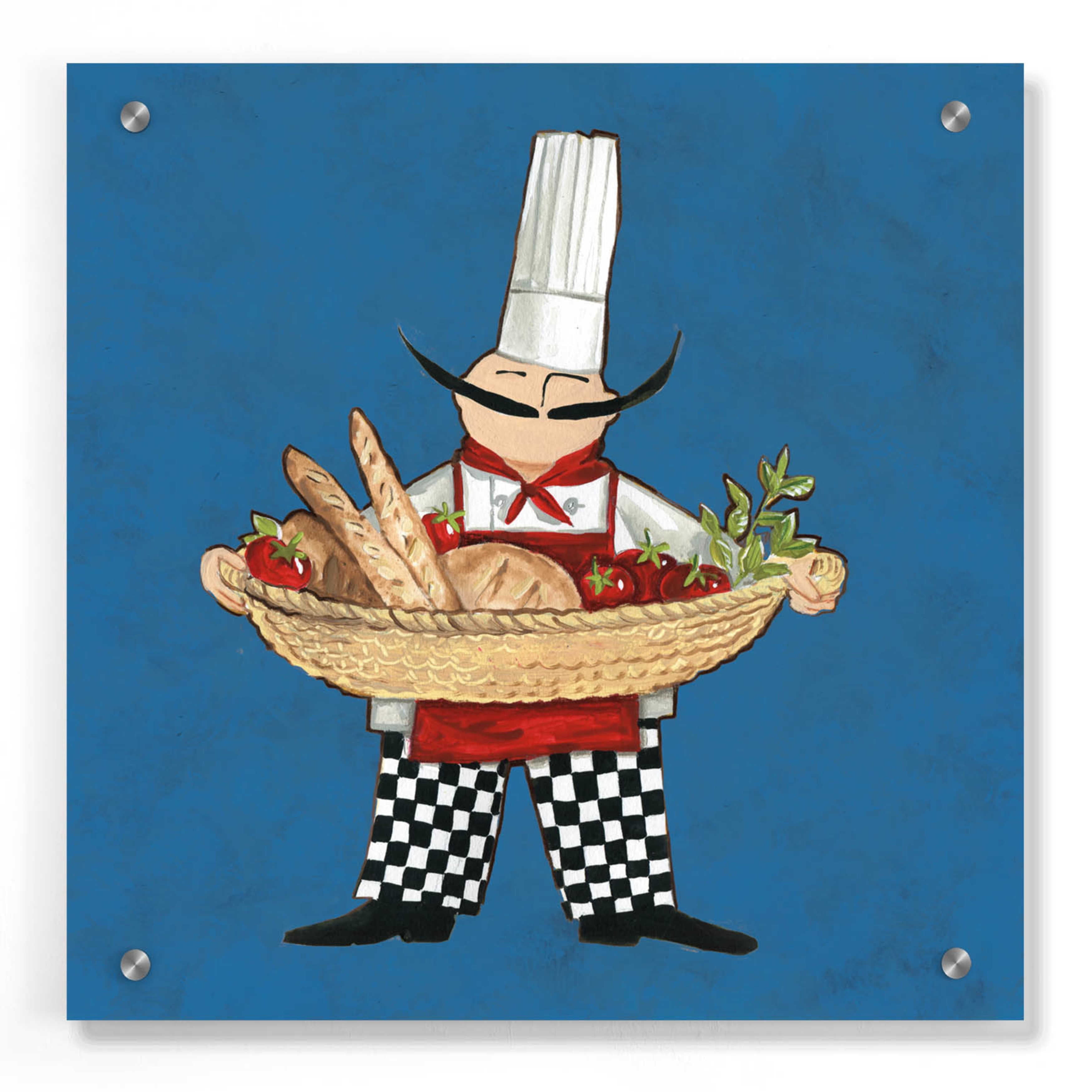 Epic Art 'Pane Chef in Color' by Ann Tavoletti, Acrylic Glass Wall Art ...