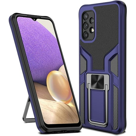 Galaxy A32 5G Case, Ring Kickstand Phone Case Heavy Duty Military Grade ...