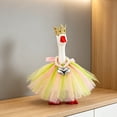 7-inch Princess Goose Figurine with Tutu & Crown Outfit, Cute ...