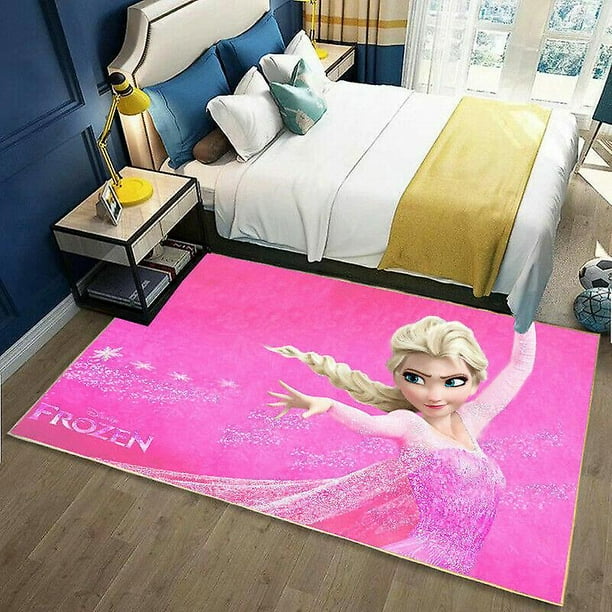 Frozen Princess Pink Elsa Area Rugs Carpets Anti-Skid Home Living Room ...