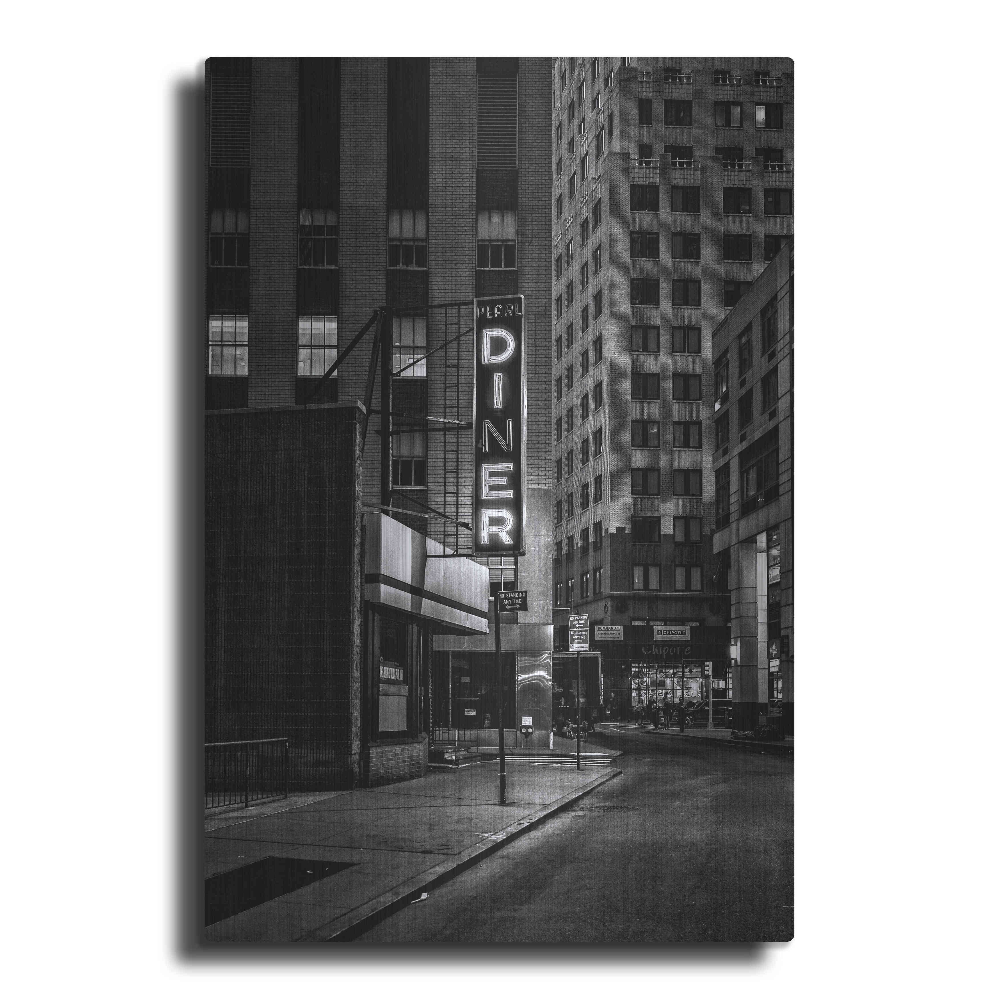 Luxe Metal Art 'Diner' by Design Fabrikken, Metal Wall Art, 24"x36 ...