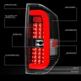 DNA Motoring For 14-21 Toyota Tundra 3D LED Tube Light Bar Black Tail ...