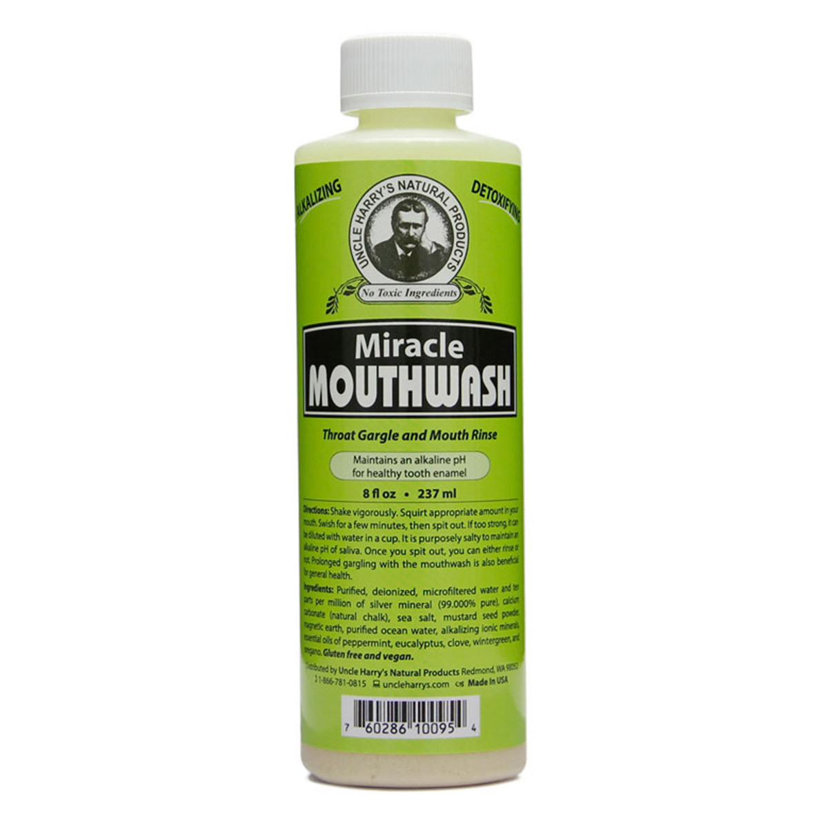 Miracle Mouthwash By Uncle Harry s Natural Products 8oz Mouthwash Miracle Mouthwash By Uncle Harry s Natural Products 8oz Mouthwash