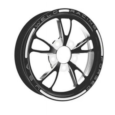 Weld V-Series 1-Piece 15x3.5 / 5x4.75 BP / 2.25in. BS Black Wheel - Non ...