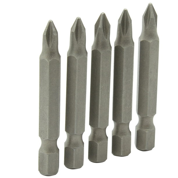 Surtek Interchangeable Phillips® 2" Power Bit Set, 5-Piece - Walmart.com