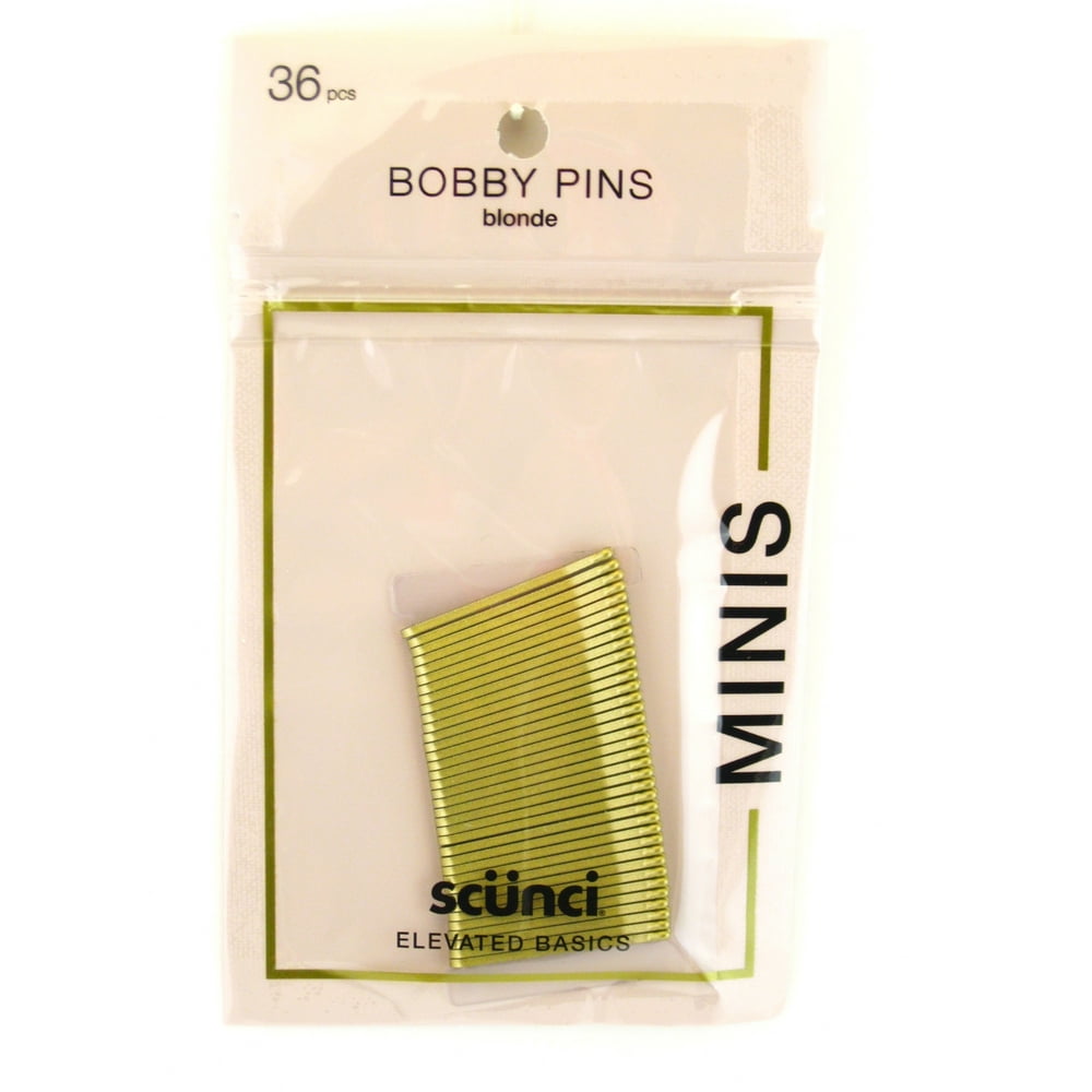 Scunci Blonde Mini Bobby Pins 36 Pcs