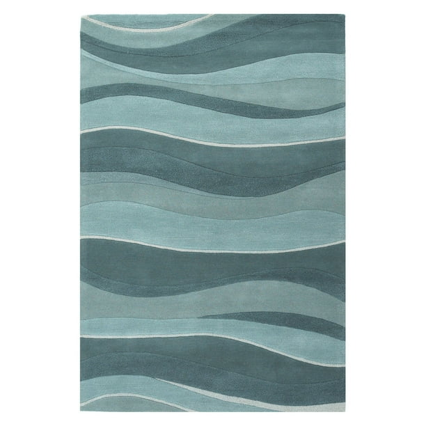 KAS Rugs Eternity 1053 Landscapes Area Rug - Ocean - Walmart.com