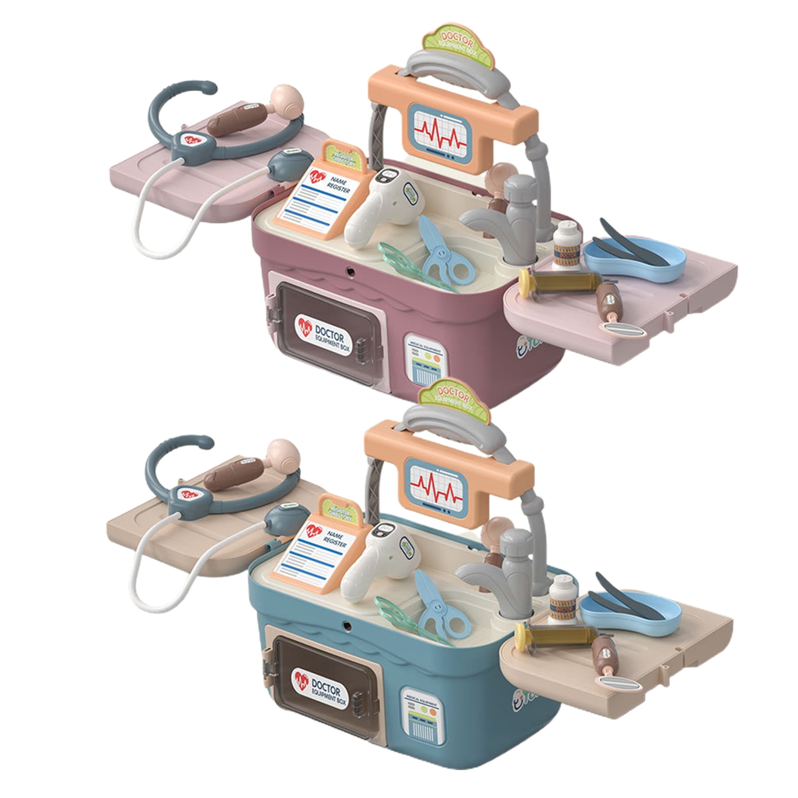 Travelwant 18Pcs/Set Toy Doctor Kits Pretend Play Doctor Kit Toys ...