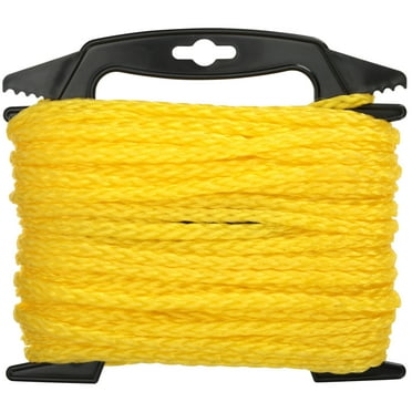 3/8" x 50' Hollow Braided Poly Rope - Walmart.com