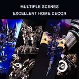 Mostarle 3D Metal Puzzle Kit Reno Blue Dragon, Magnetic Assembly, LED ...