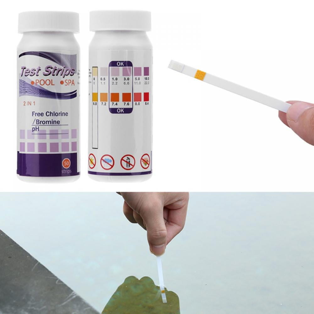 PH Alkalinity Water Hardness Swimming Pool SPA Test Strips Chlorine PH Alkalinity Water Hardness Swimming Pool SPA Test Strips Chlorine