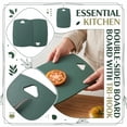 Cutting Board with Triangular Hook, Double-Sided Reversible Chopping ...