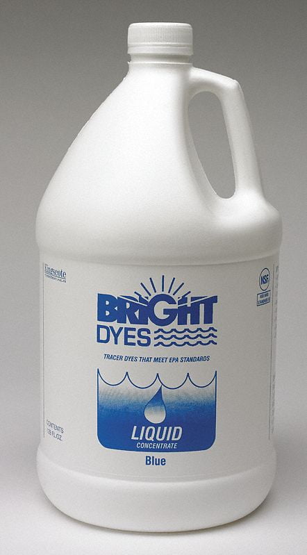 Bright Dyes Dye Tracer Liquid,Blue,1 Gallon 106002-01G - Walmart.com