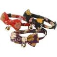 Necoichi Kimono Bow Tie Cat Collar, Black - Walmart.com
