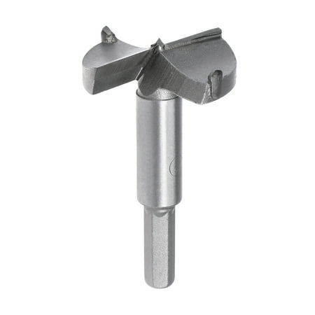 Wood Boring Drill Bit 48mm Forstner Hole Saw Carbide Hexagon Shank ...
