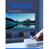 Crosstour WiFi Mini Portable Projector, HD 720P Supported Portable ...