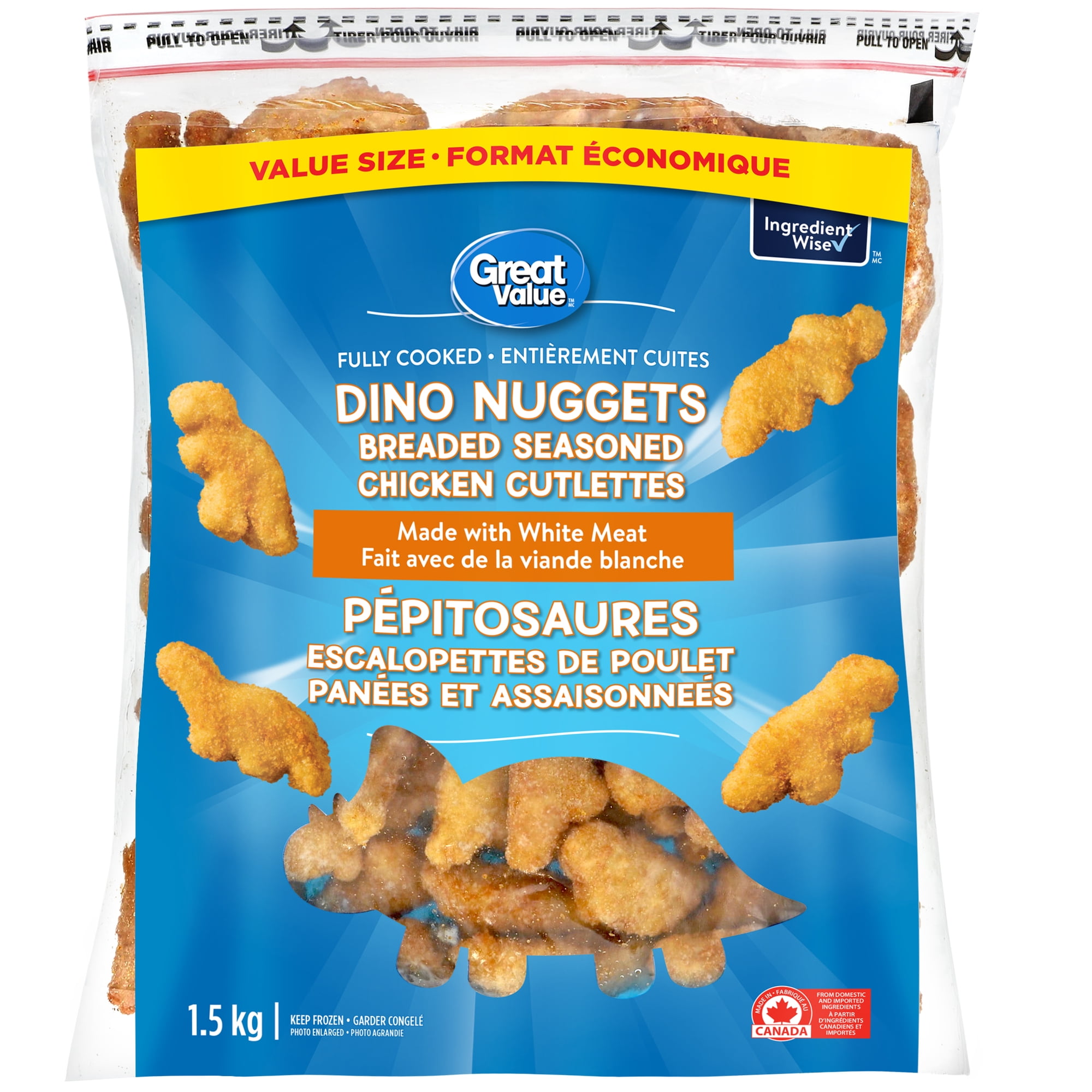 Click here for Great Value Dino Nuggets 1.5kg prices