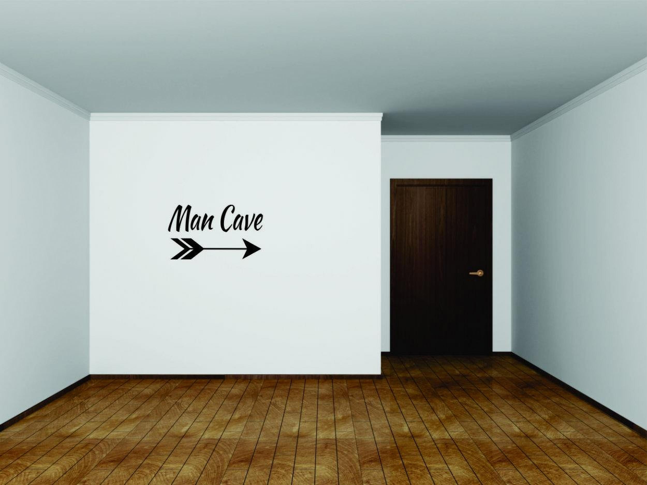 Man Cave Vinyl Wall Decal for Home - Basement Personal Toy Area Hobbies ...