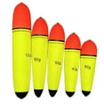4Pcs Foam Fishing Float Floating Buoyancy 10g-120g Slip Float Bobber Elastic Fishing Float ...