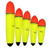 YIGSECU 4Pcs Fishing Bobber Slip Float Bobber 10g-120g Foam Fishing Float Floating Buoyancy for ...