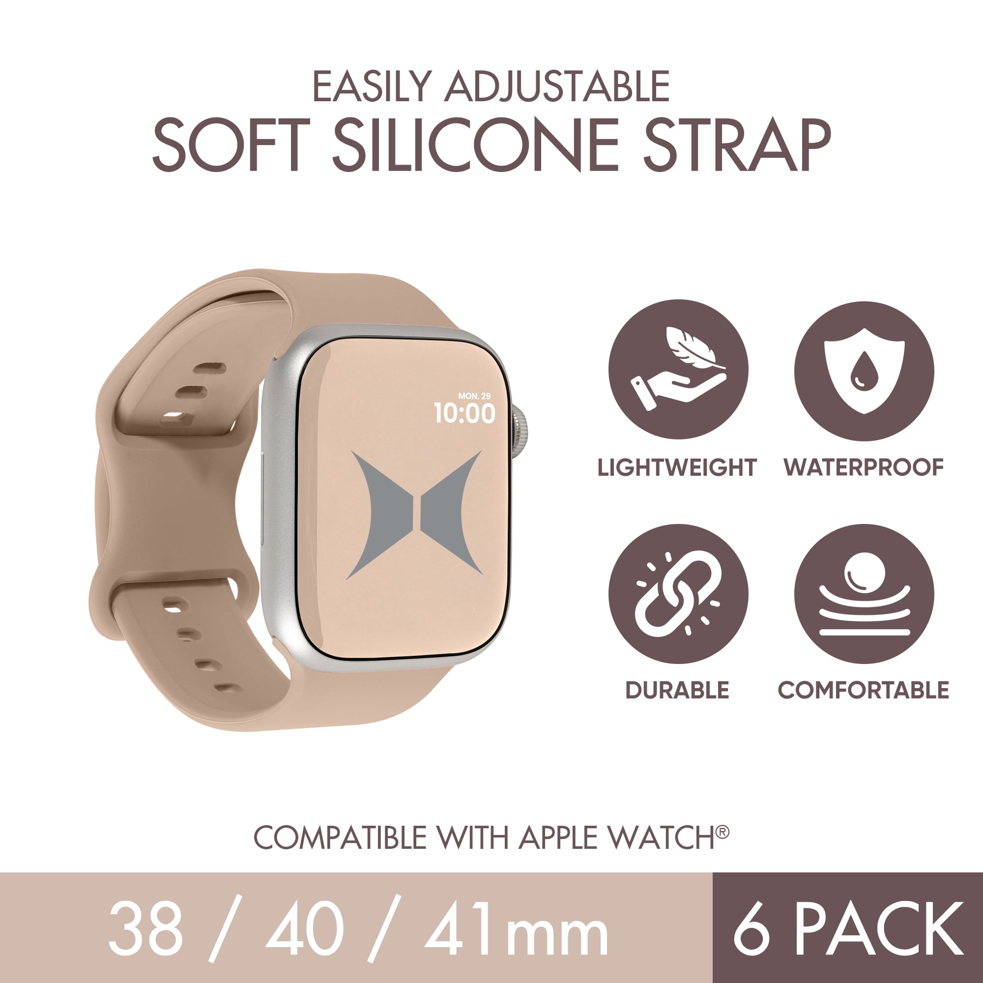 Xtreme Smart Watch Soft Silicone Band 6 Pack – Small Size Xtreme Smart Watch Soft Silicone Band 6 Pack – Small Size