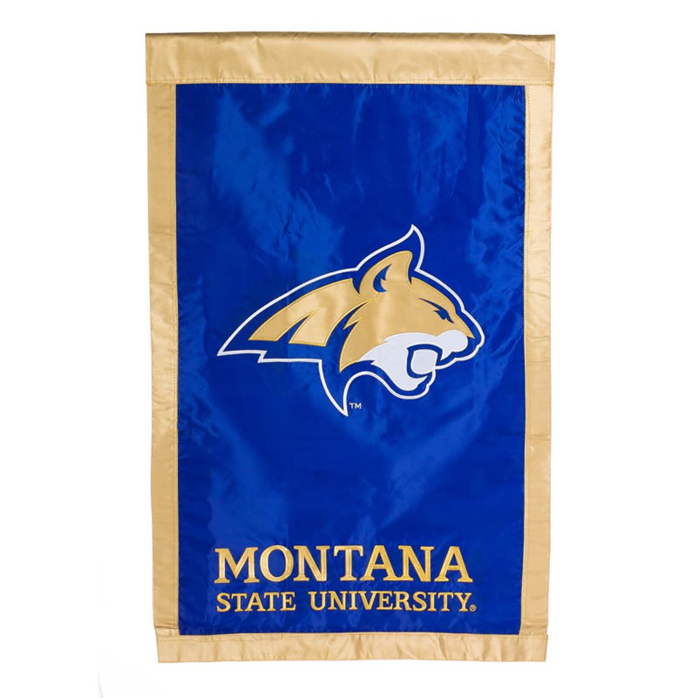 Montana State University Bobcats Applique House Flag - Walmart.com ...