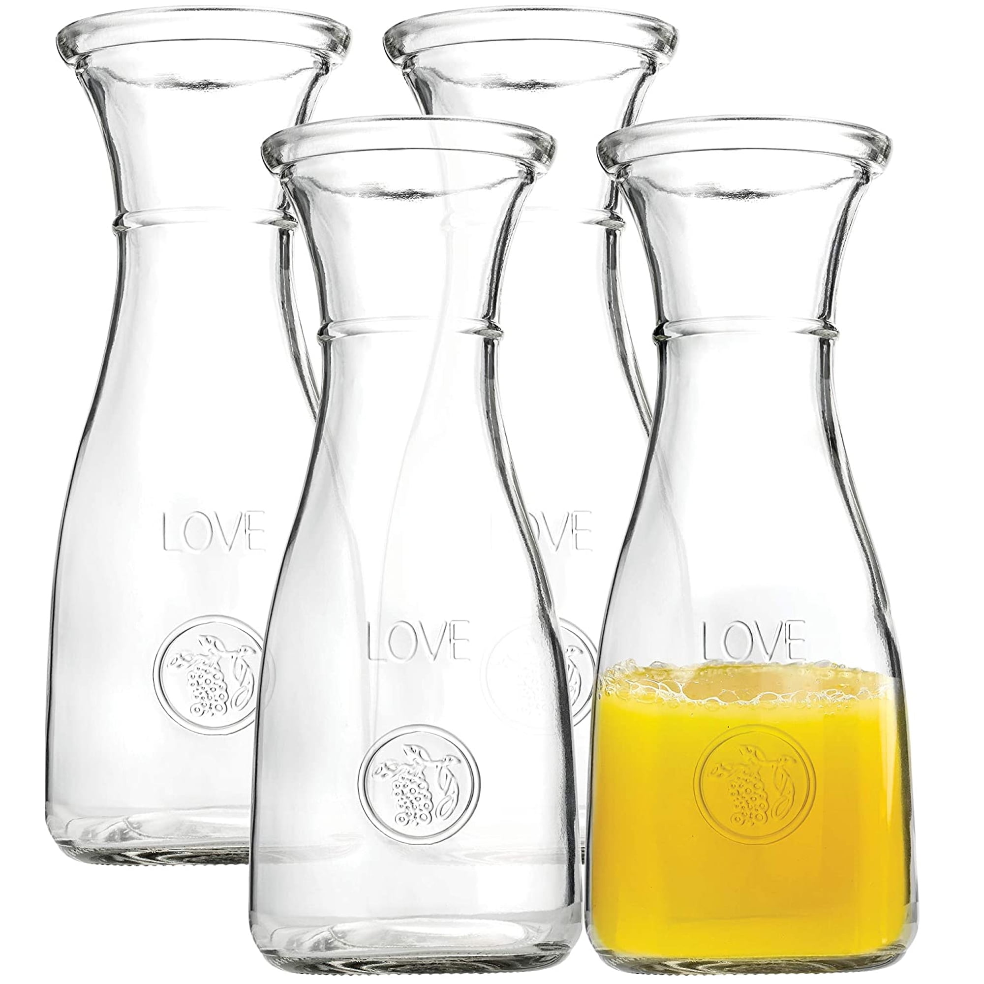 Kitchen Lux Carafe Wine Decanter Glass Pitcher for Wine, Juice and More ...