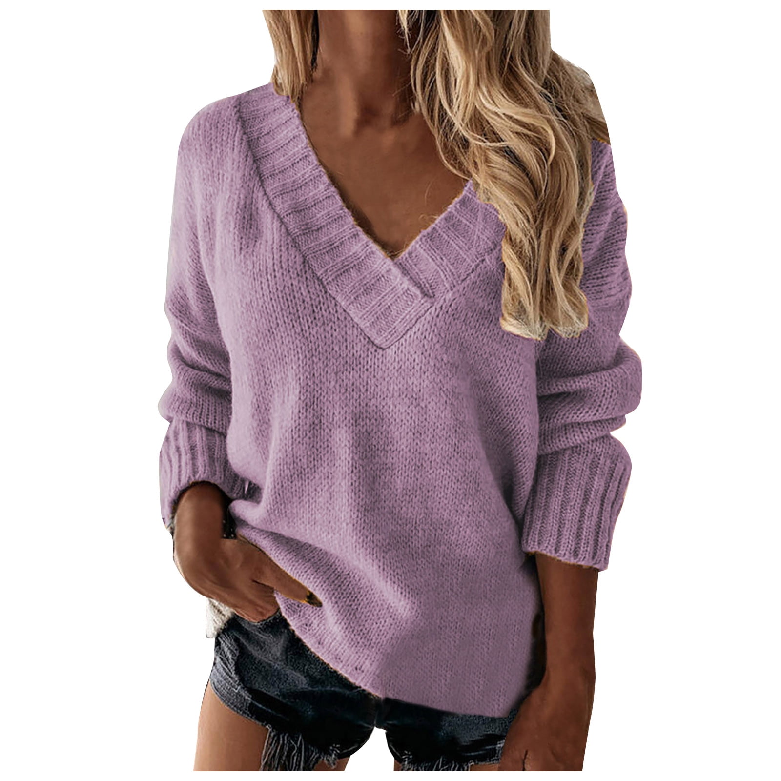 Sexy Purple Sweaters