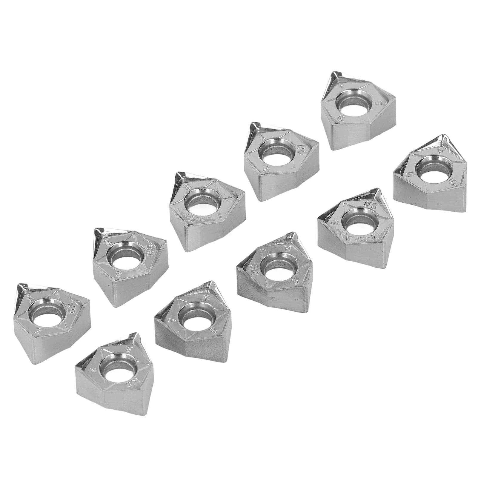 Insertos indexables, 10 piezas Insertos de torneado Insertos de ...