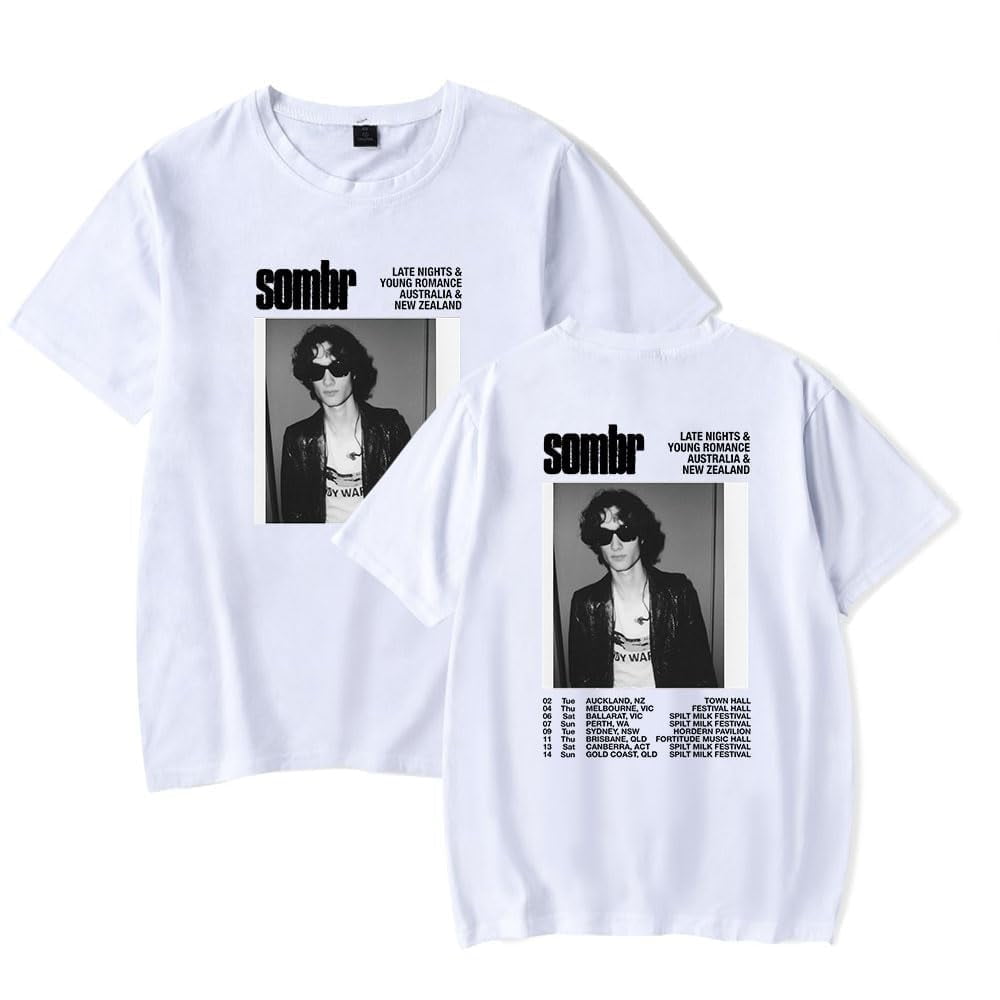 Click here for Naikaiku Sombr Merch Short Sleeve New Printed Casu... prices