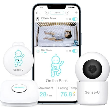 Sense-U Smart Baby Monitor 3 + Camera, Audio, Video Baby Monitor with ...