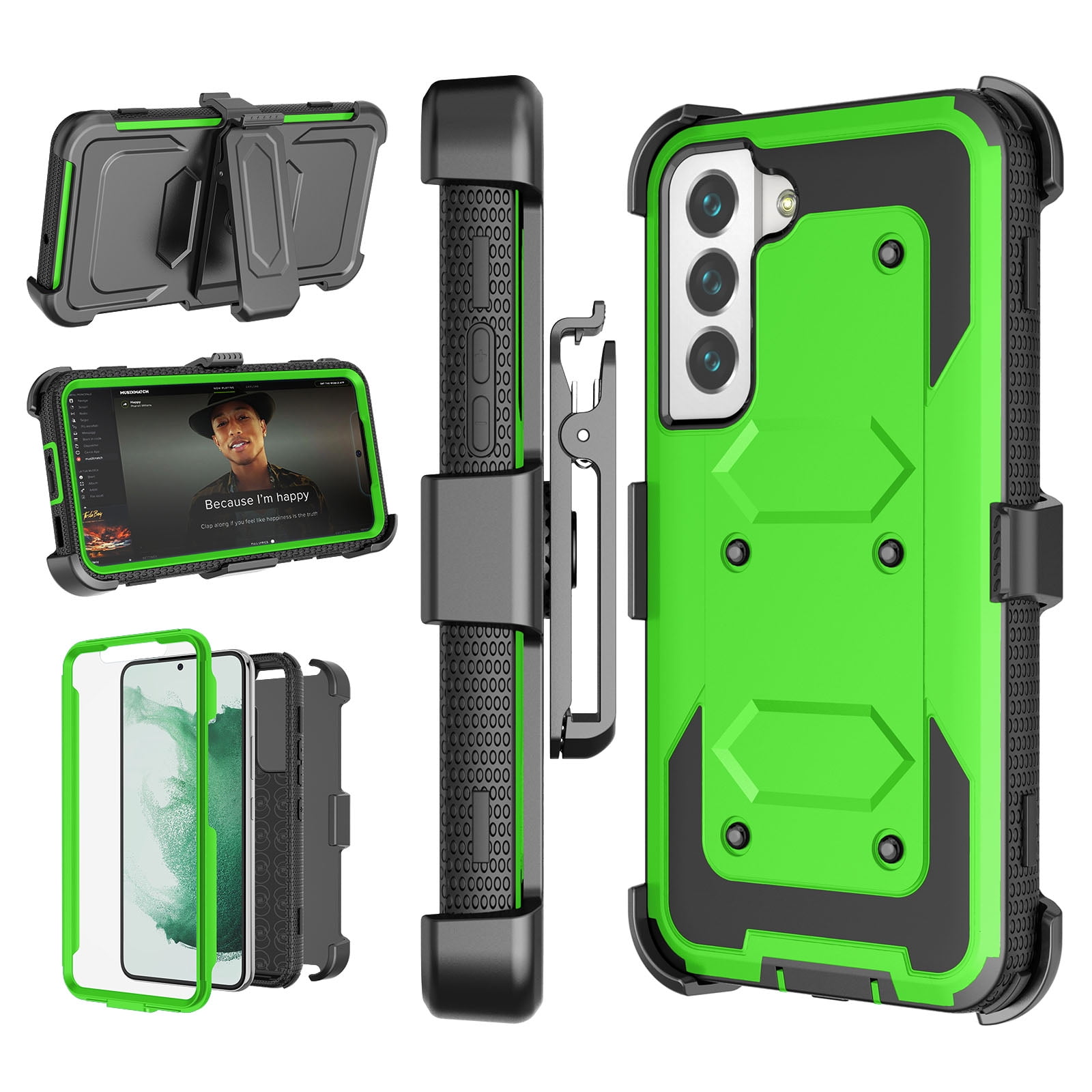 Takfox Case For Samsung Galaxy S22 / S22 Plus,Shockproof Heavy Duty ...