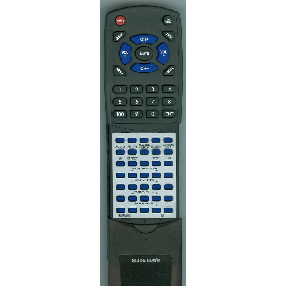 Replacement Remote for JVC RM-SRX6500J, RTRMSRX6500J, RMSRX6500J ...