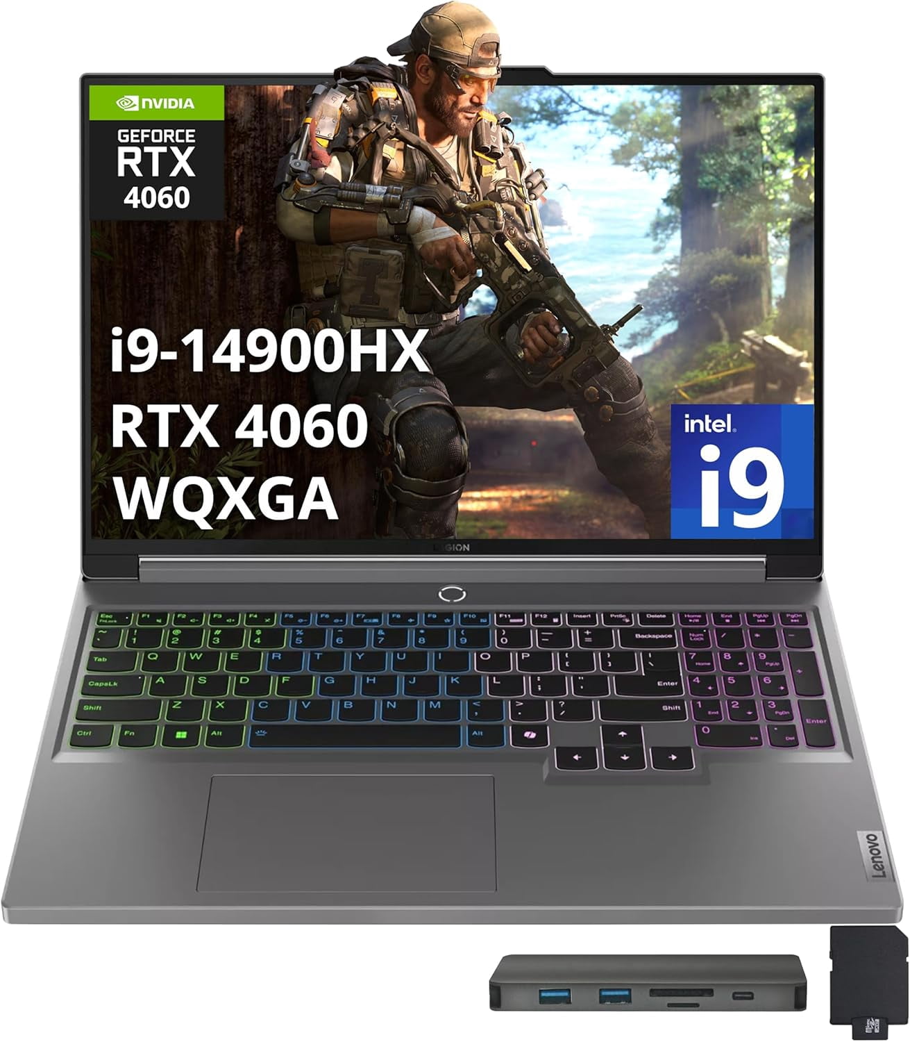 Lenovo Legion 5 16" WQXGA 165Hz Gaming Laptop, Intel i9-14900HX, 32GB ...