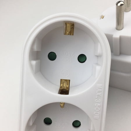 kurtrusly European Conversion Plug Outlet Splitter Adapter Converter ...